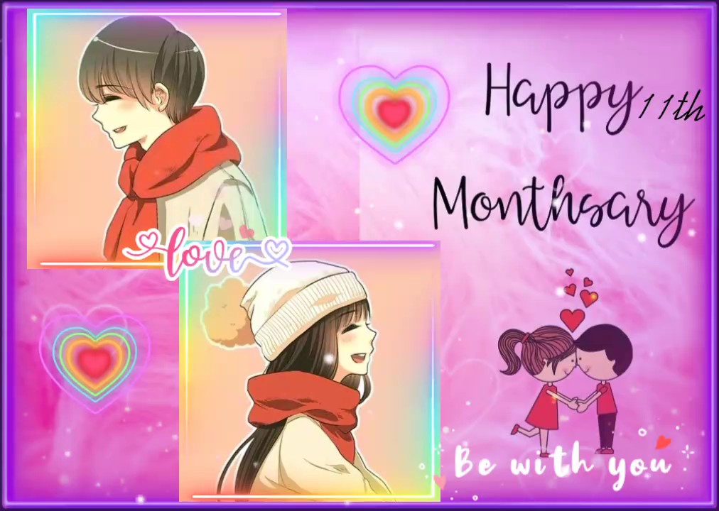 11th monthsary - video template by CapCut