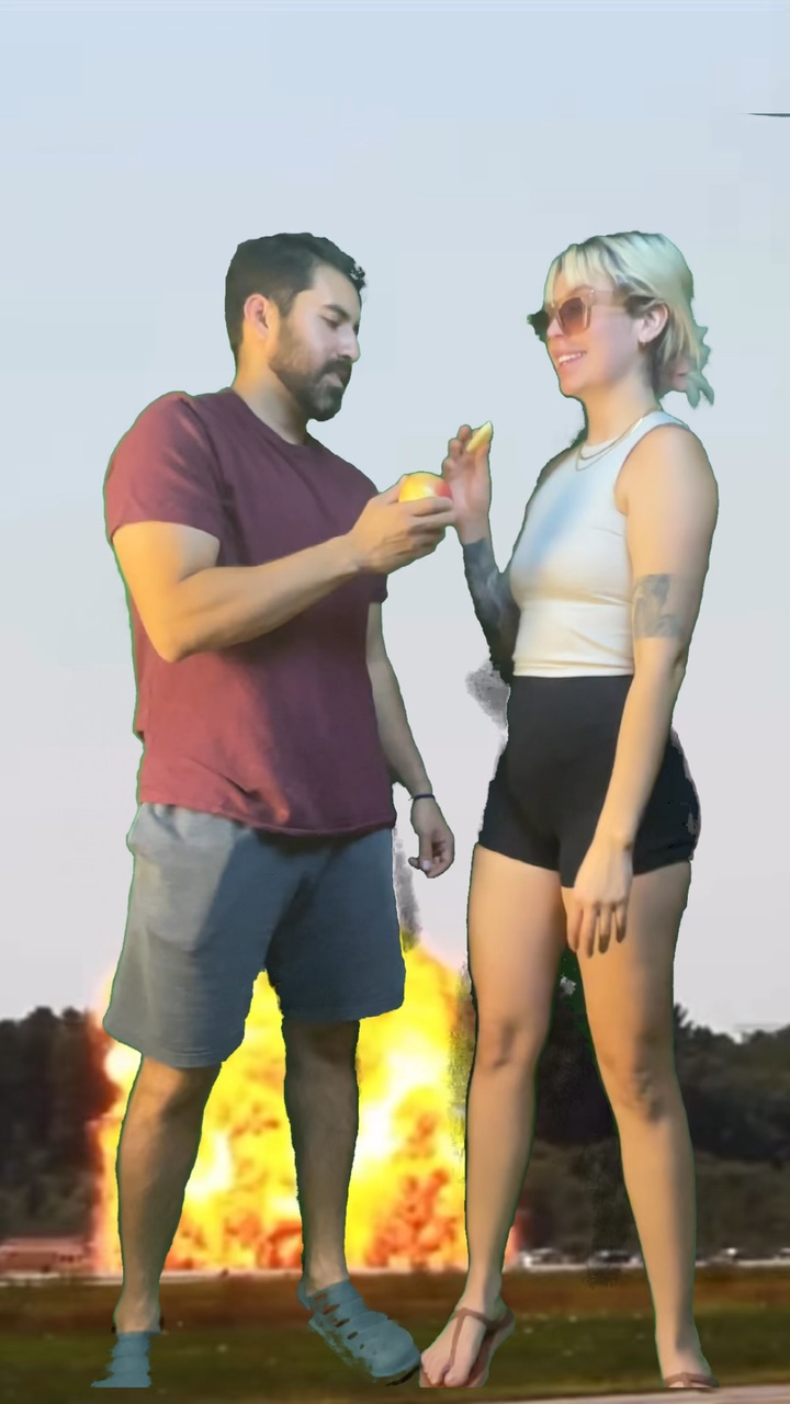 Explosion Effect - video template by CapCut